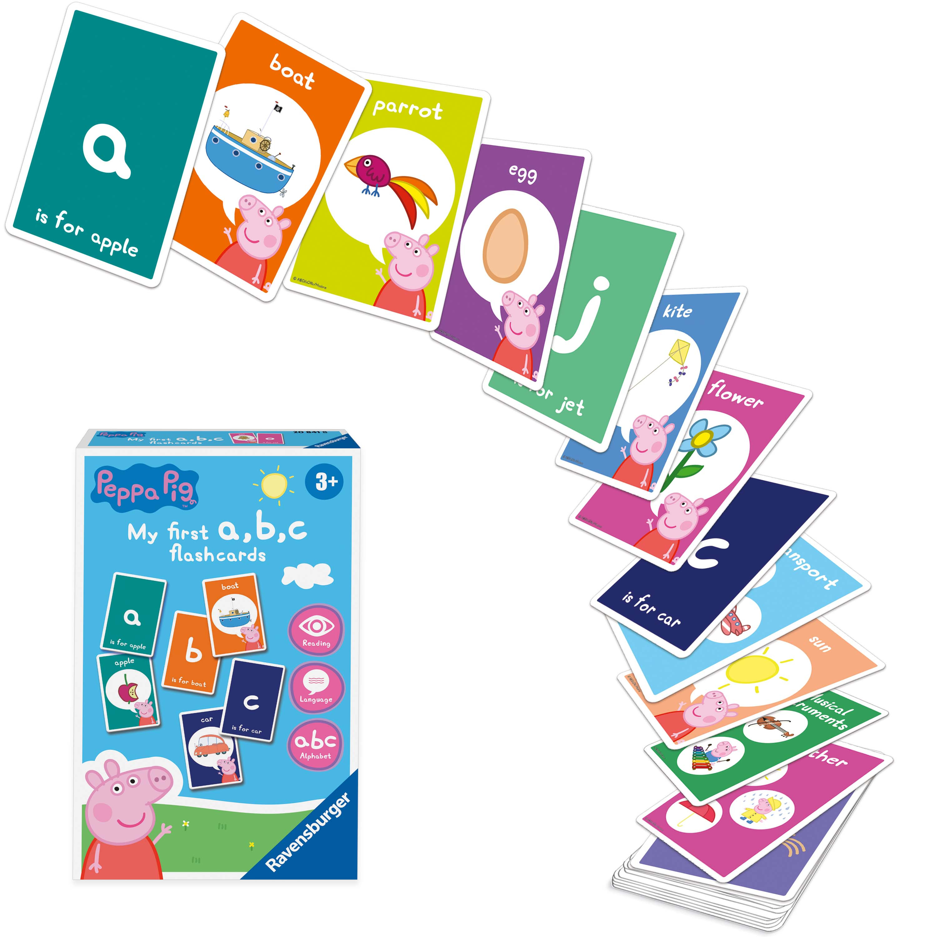 Peppa Pig :: Activities & Games :: Peppa Pig My First ABC Flashcards (3 ...
