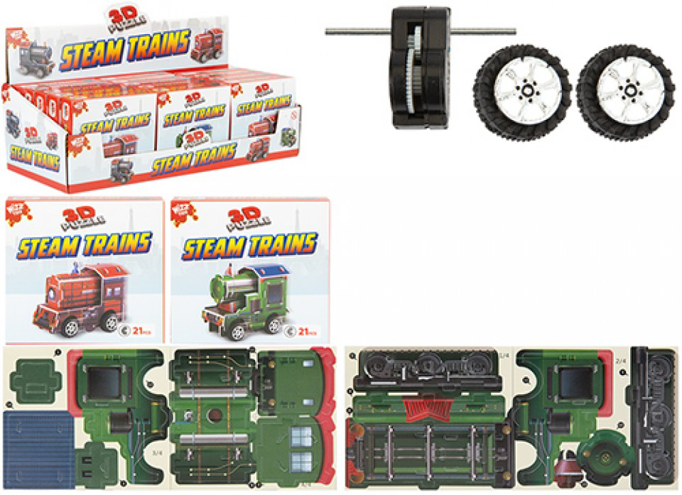 Railway :: Activities & Games :: Steam Trains 3D Pop-Out Model Kit with ...