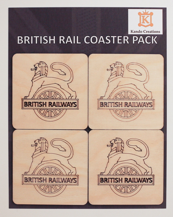 Railway :: Gifts & Souvenirs :: Wooden Coasters 4-Pack - British ...