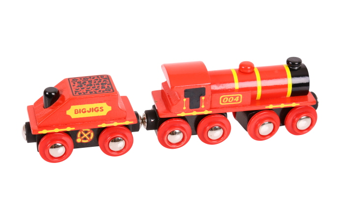 Railway :: Bigjigs Engines :: Bigjigs Big Red Engine & Coal Tender